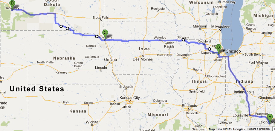 Road Trip Route Plan | Florida to Alaska | Chicago | South Dakota ...