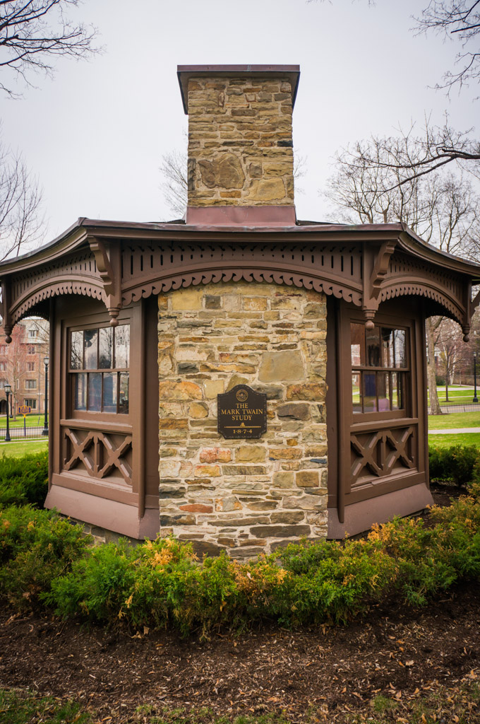 Stepping into the Mark Twain Study in Elmira, NY
